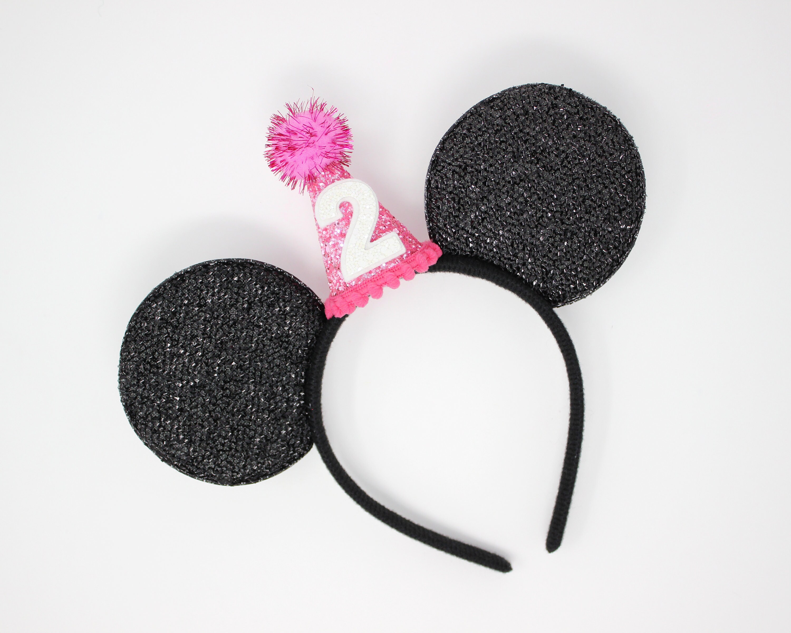 Mouse Birthday Ears With Mini Hat Mouse Ear Birthday - Etsy