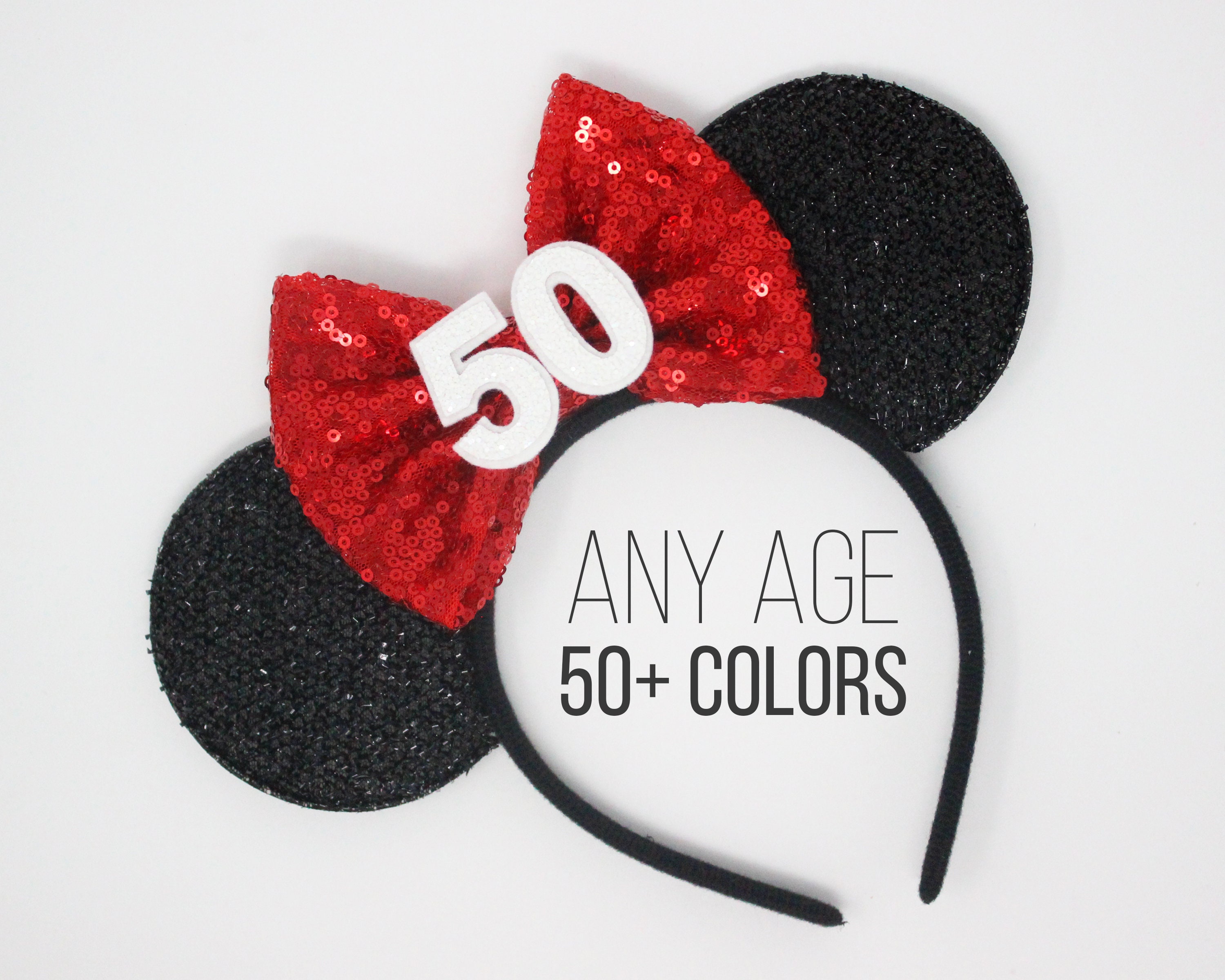 50th Birthday Mouse Ears Mouse Ears 50th Birthday 50th - Etsy