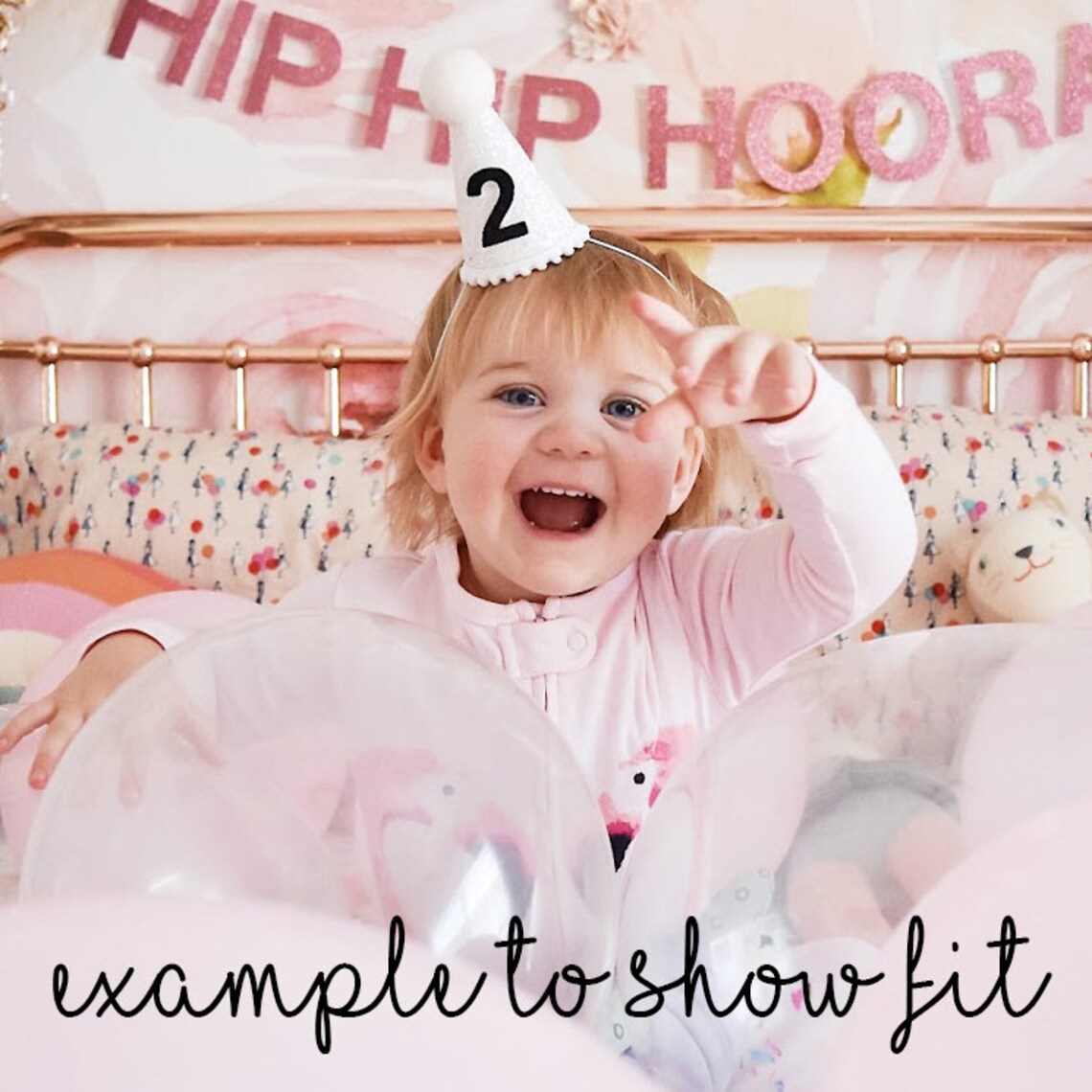 3rd Birthday Party Hat | Mosaic Glitter Hat + Choose Color + White ...