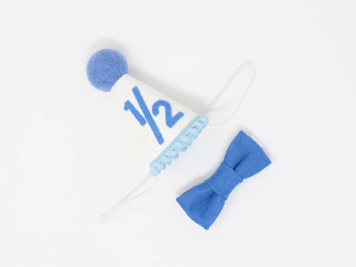 1/2 Birthday Hat Half Birthday Hat Half Birthday Boy - Etsy