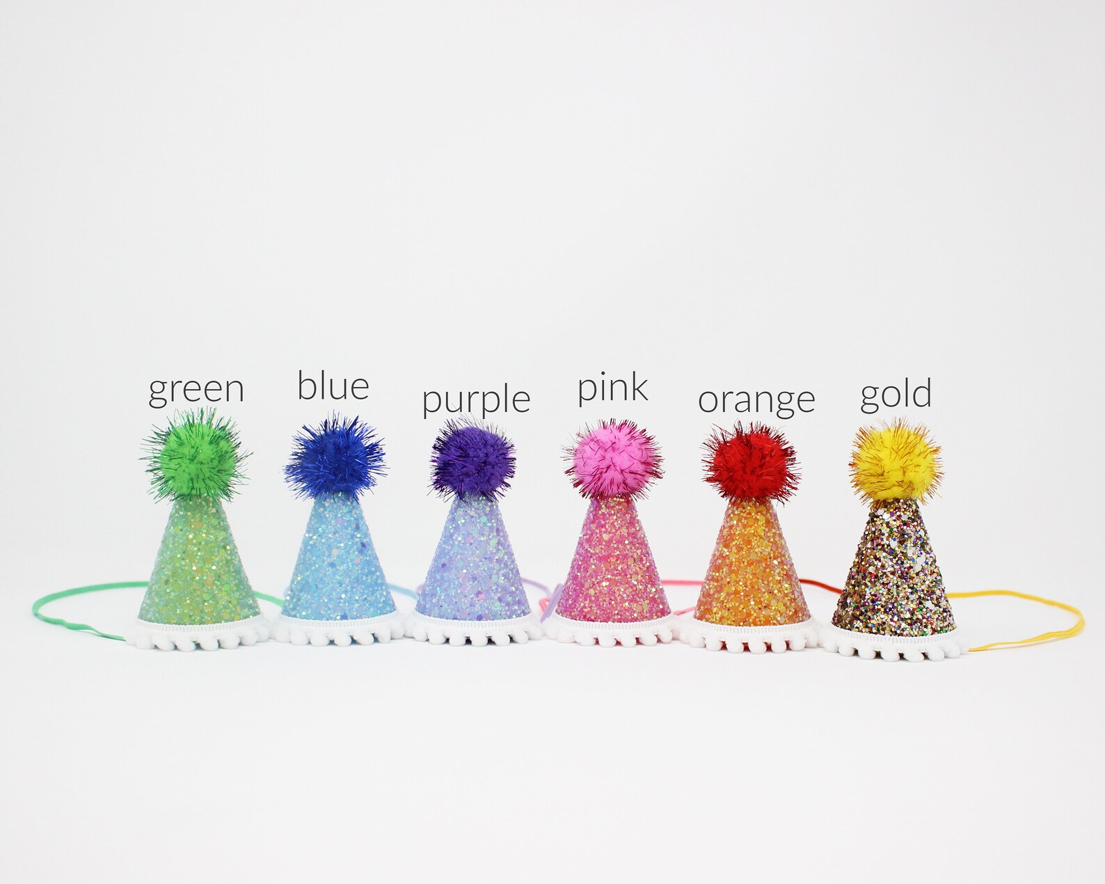 Mini Party Hat Any Color Mini Birthday Hat New Years Party - Etsy