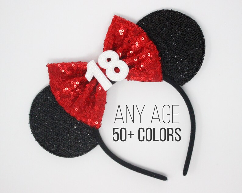 16th Birthday Mouse Ears Sweet 16 Mouse Birthday Ears 16th | Etsy