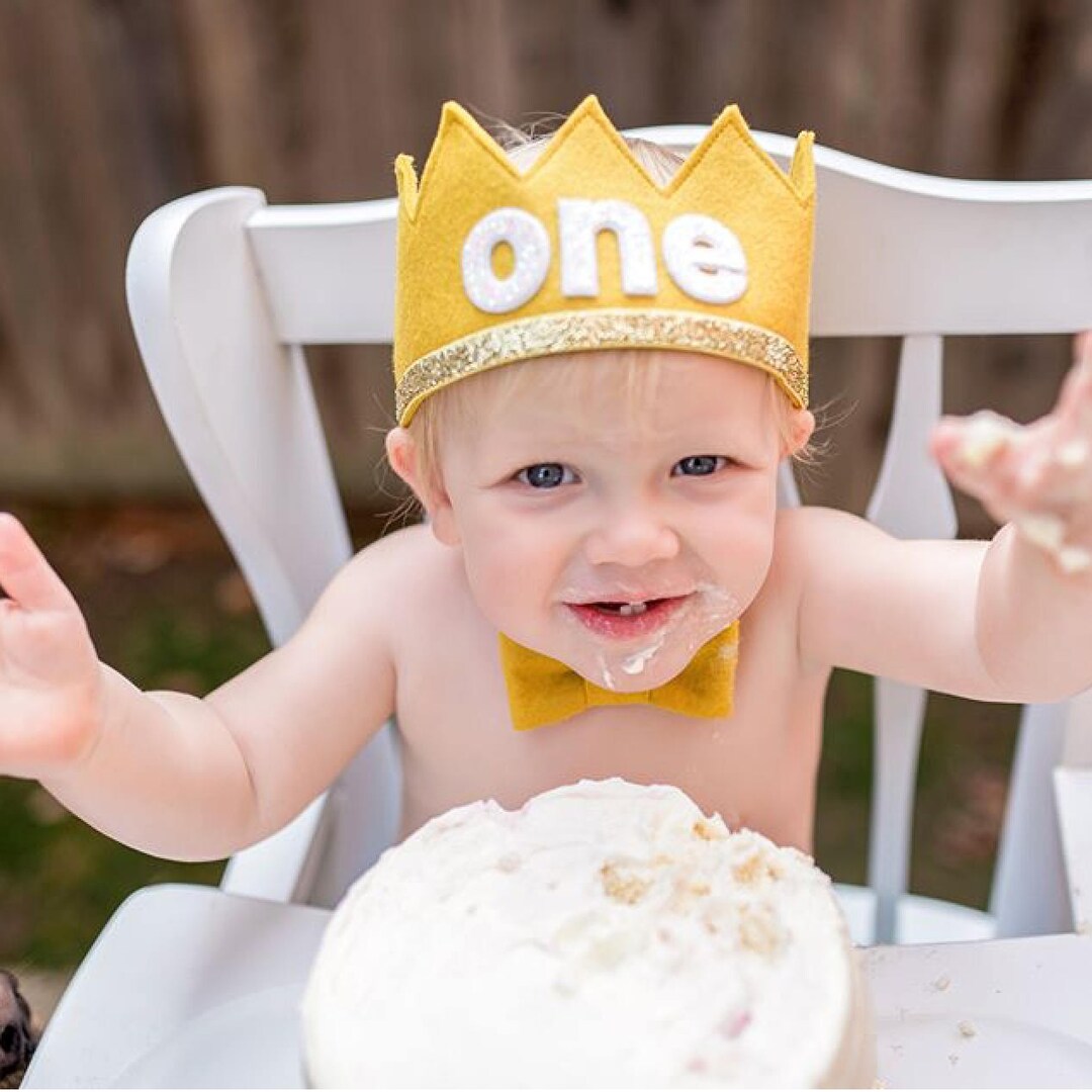 Wild One Full Felt First Birthday Crown | 1st Birthday Crown | 1st ...