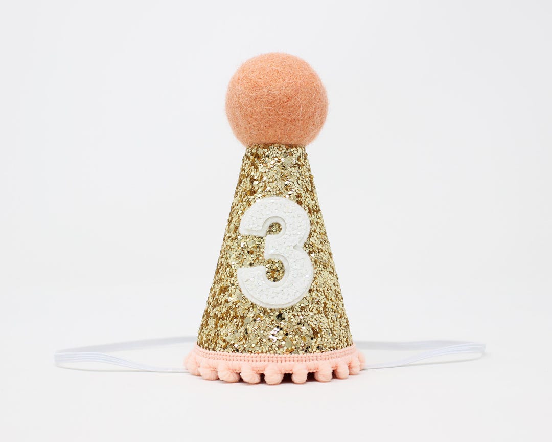 3rd Birthday Party Hat | Third Birthday Hat | 3rd Birthday Girl Outfit ...