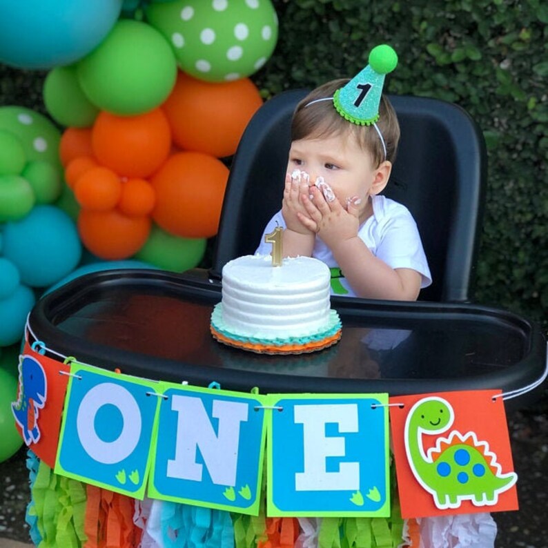 Dinosaur Birthday Hat Dino Party Hat Dinosaur 3rd birthday | Etsy