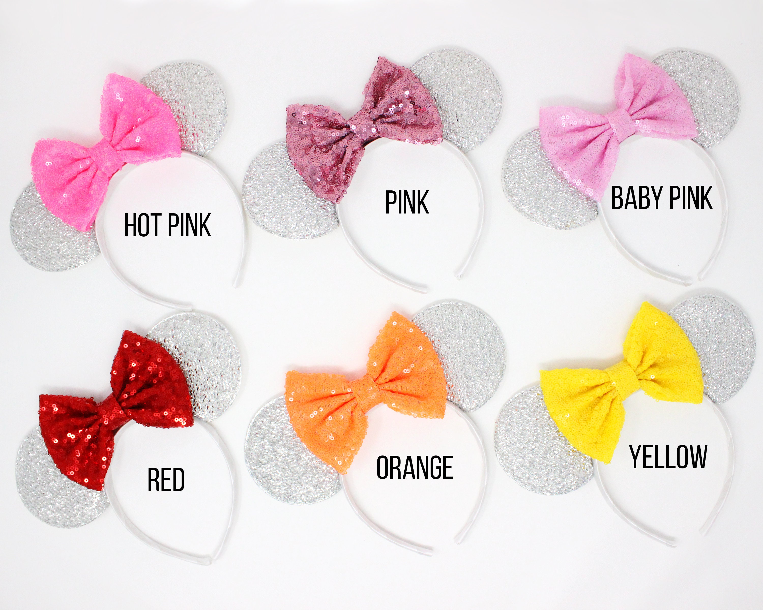 Mouse Ears One Size Silver Mouse Ears for Adults and - Etsy