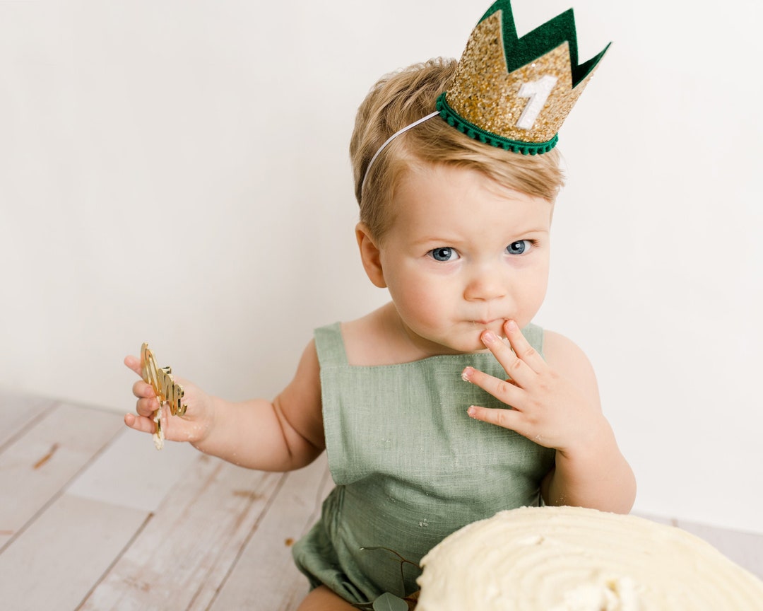 First Birthday Crown | 1st Birthday Crown | 1st Birthday Boy Cake Smash ...