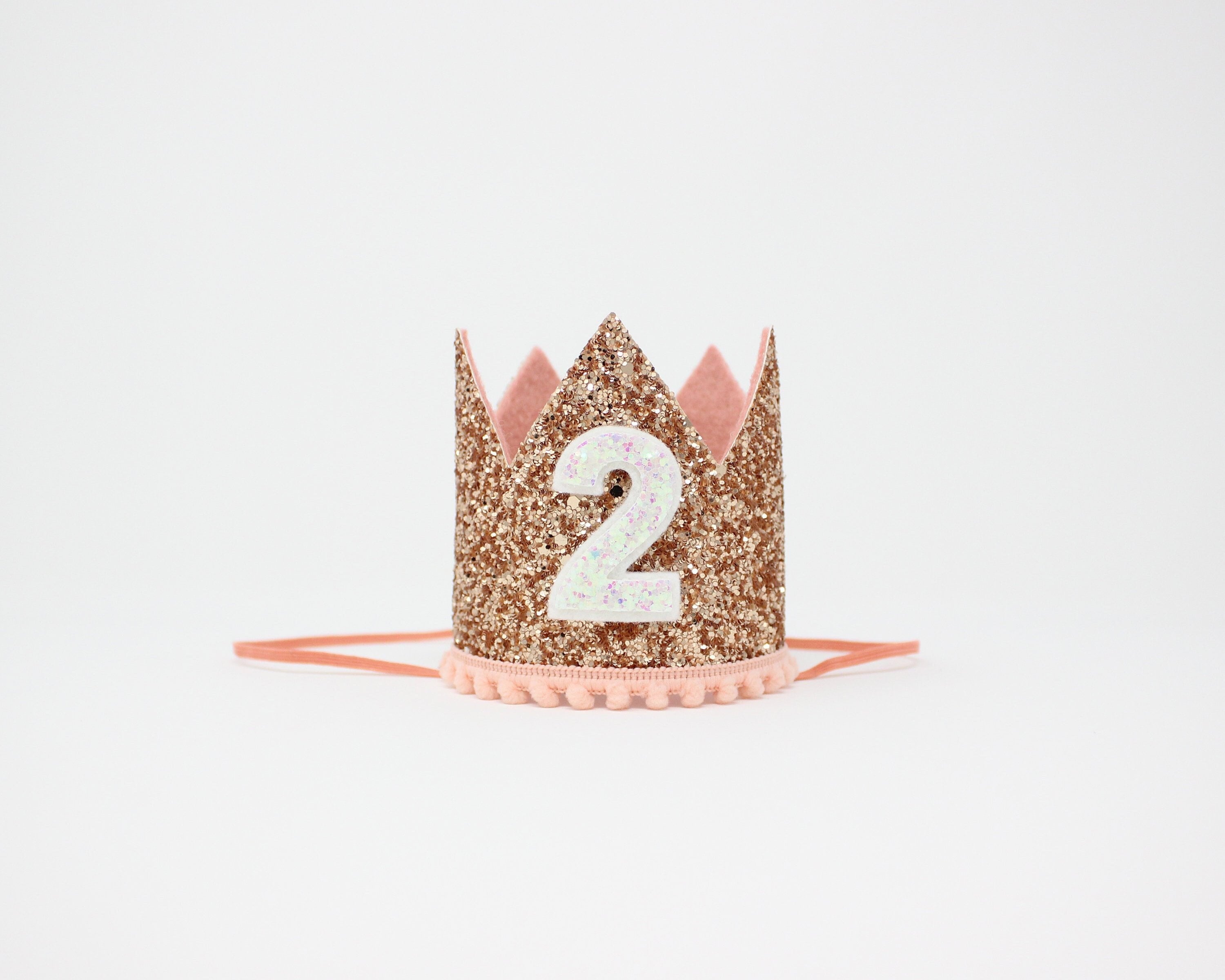 2nd Birthday Crown Second Birthday Crown 2nd Birthday Girl - Etsy
