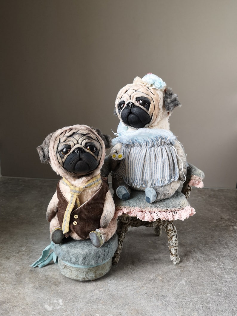 2 BABY PUG DOLLS - Etsy