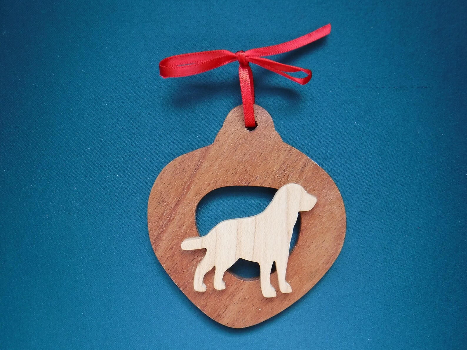 Black Lab Ornament Personalized With Name, 2023 Lab Christmas Ornament ...
