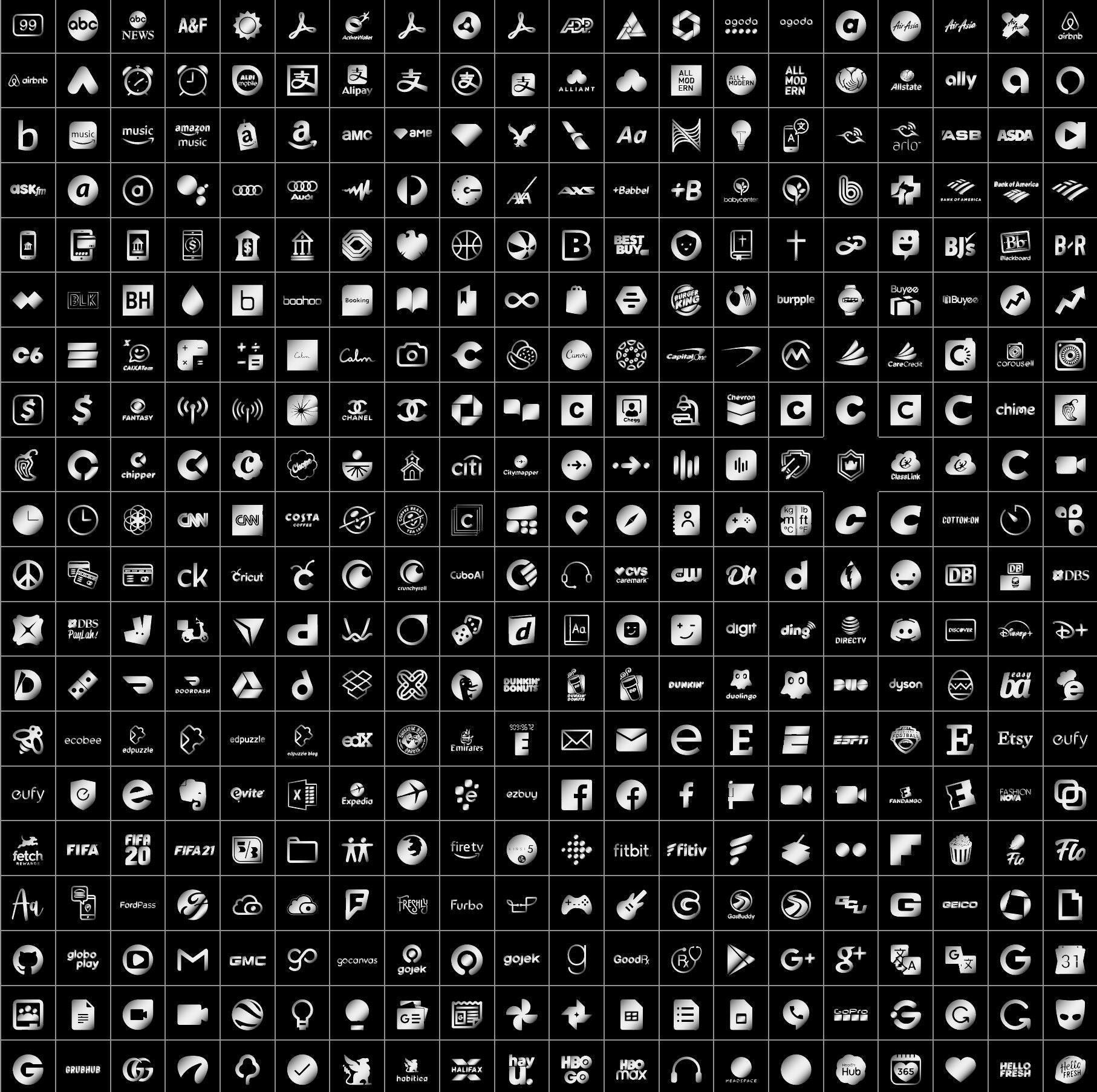 Silver Aesthetic App Icons Pack for IOS 14 L Wallpaper L - Etsy