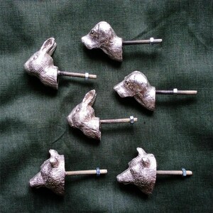 Brass Little Indigo Knob, Animal Knob, Door Knob, Solid Brass, Brass Cabinet Door, Animal Drawer ...