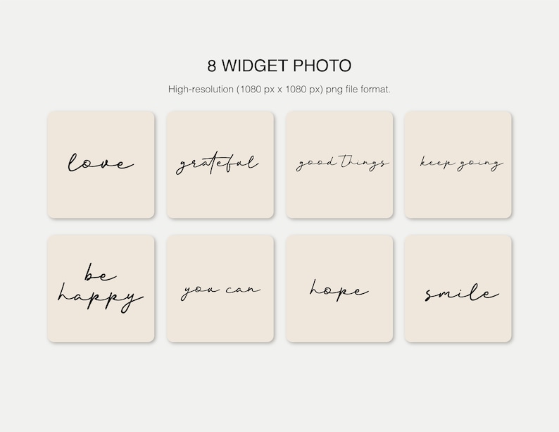 Neutral Beige Tone Aesthetic Transparent App Icons Pack for | Etsy