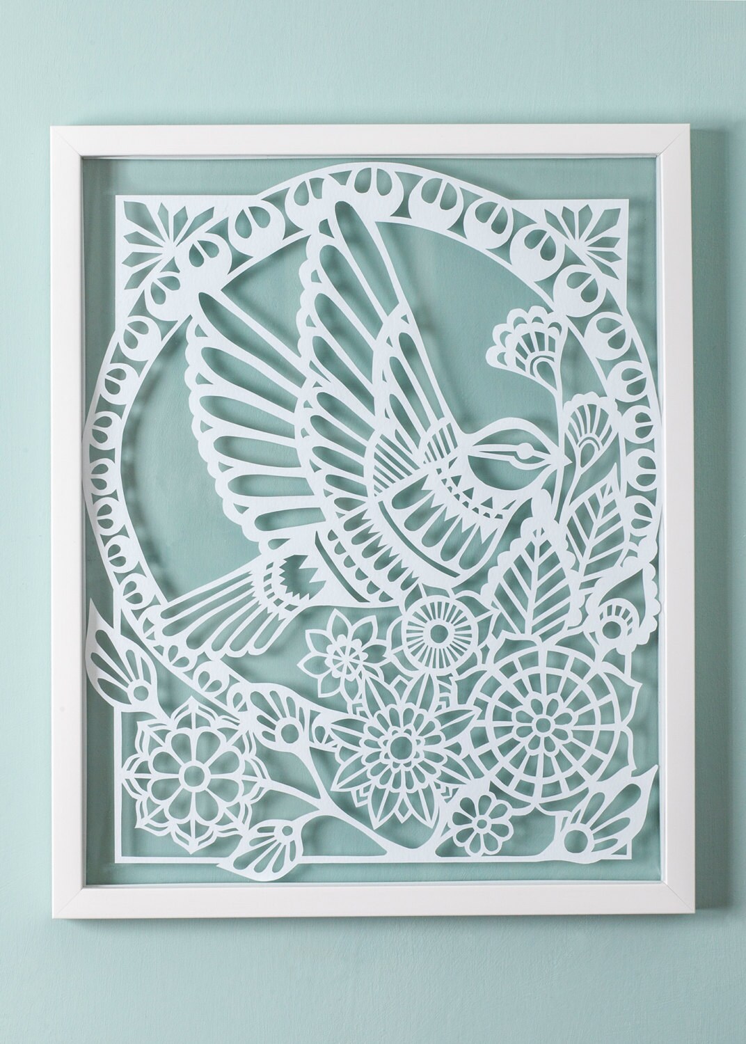 Dove Paper Cut Framed - Etsy