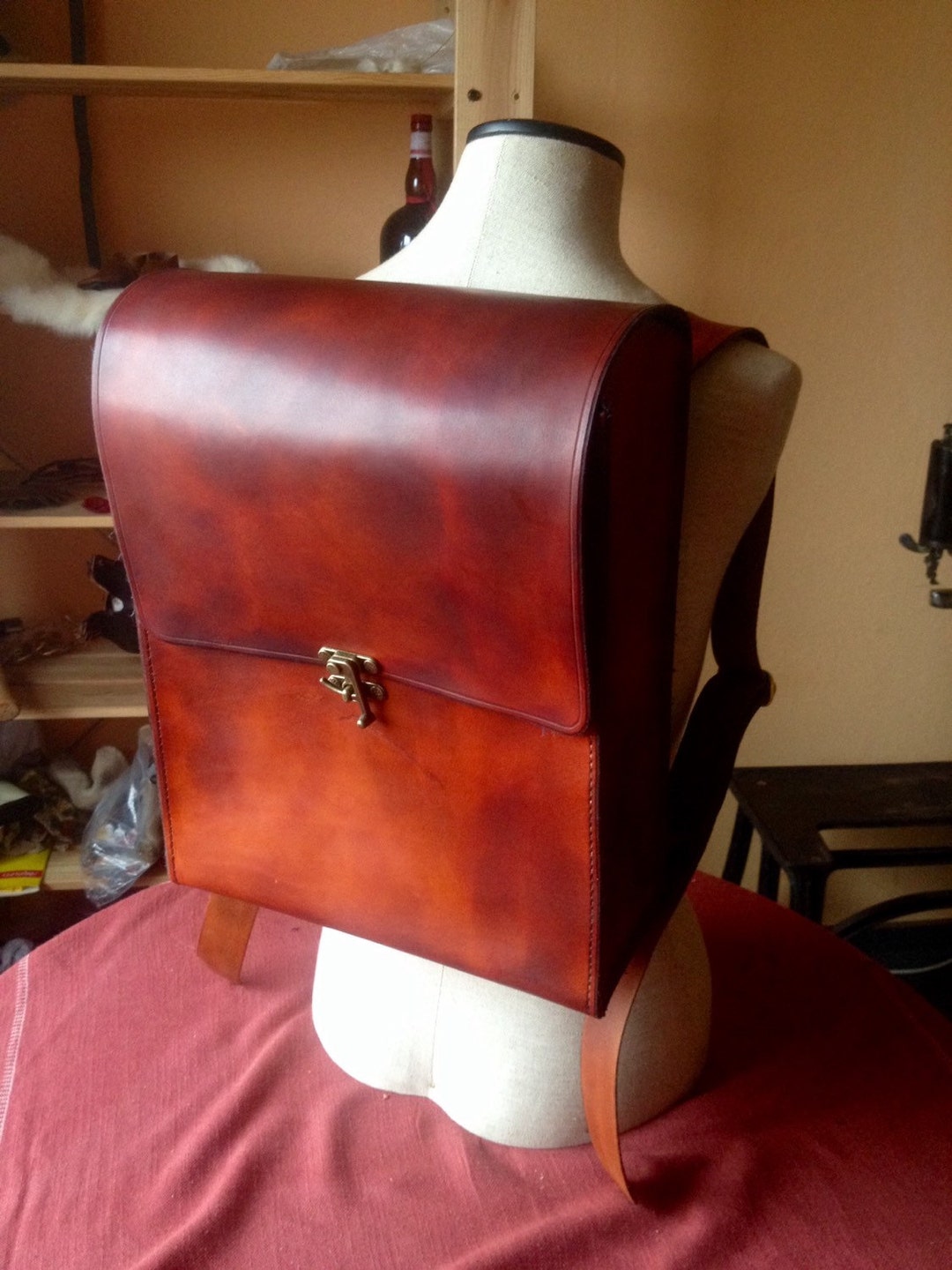 Vintage European Case Backpack - Etsy