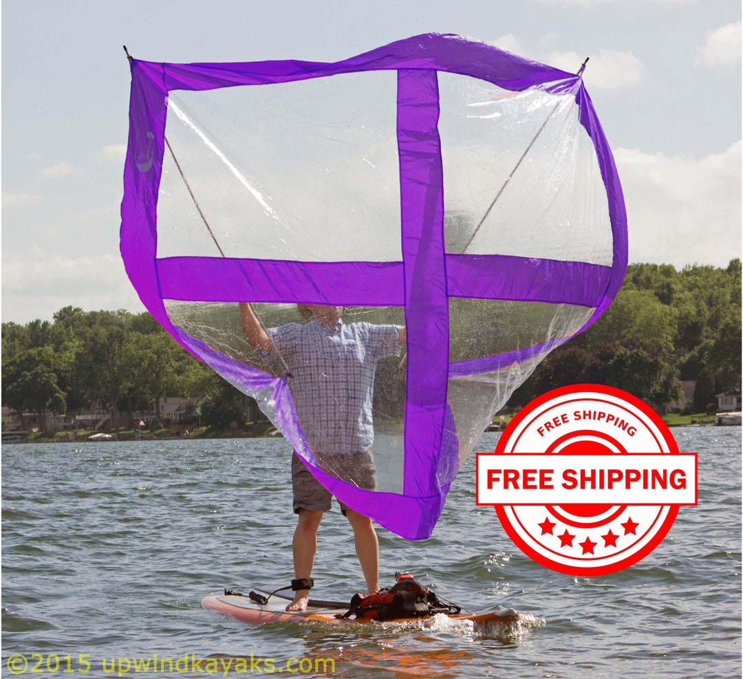Large Paddleboard and Super Skate Sail by Sailskating LLC (purple ...