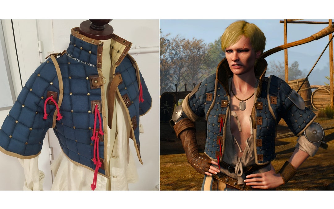 Gambeson Padded Armor - Ves Cosplay the Witcher - Etsy