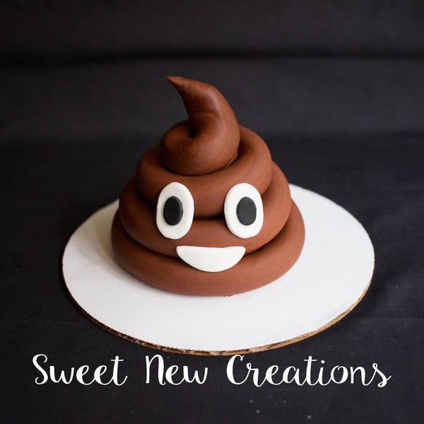Poop Cake Toppers - Etsy