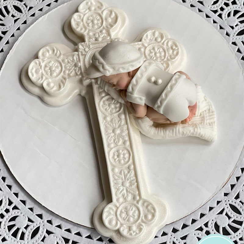 Baptism Cake Toppers - Etsy