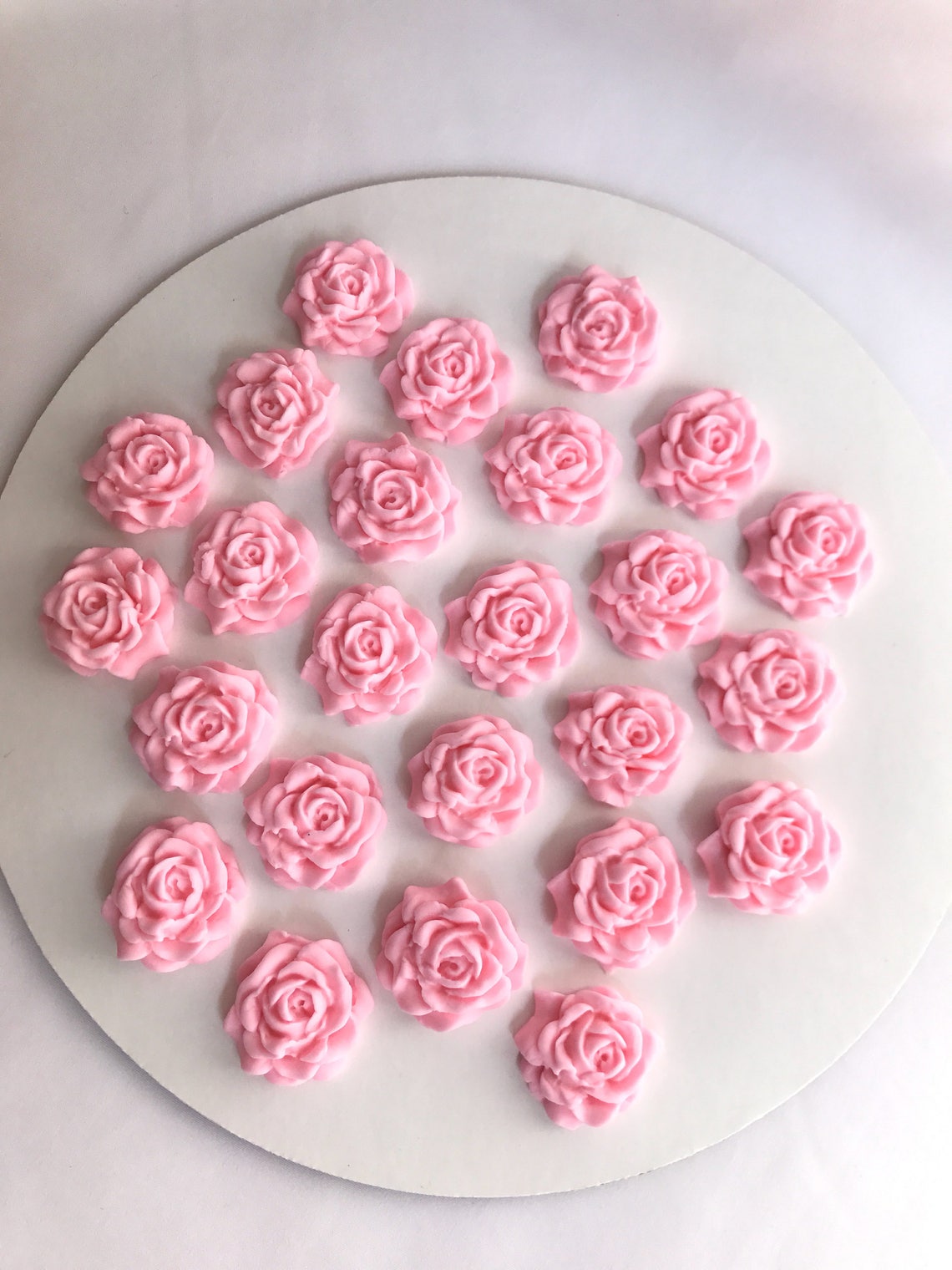 Mini Fondant Flowers 1 Cake Pops Decorations Fondant - Etsy