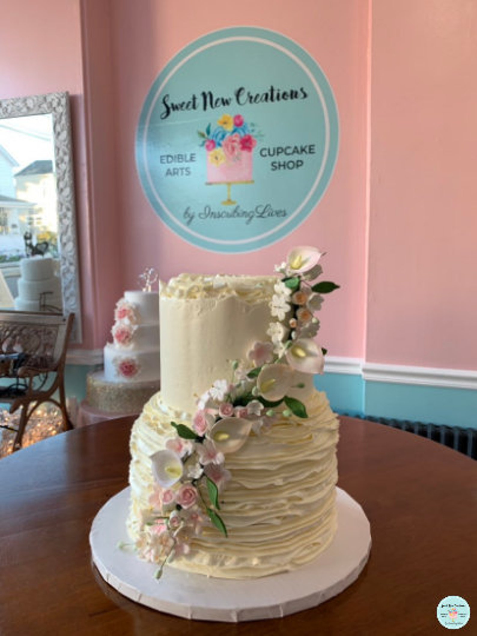 Rose calla lily hyacinth spray Gumpaste Filler Spray Cascade | Etsy