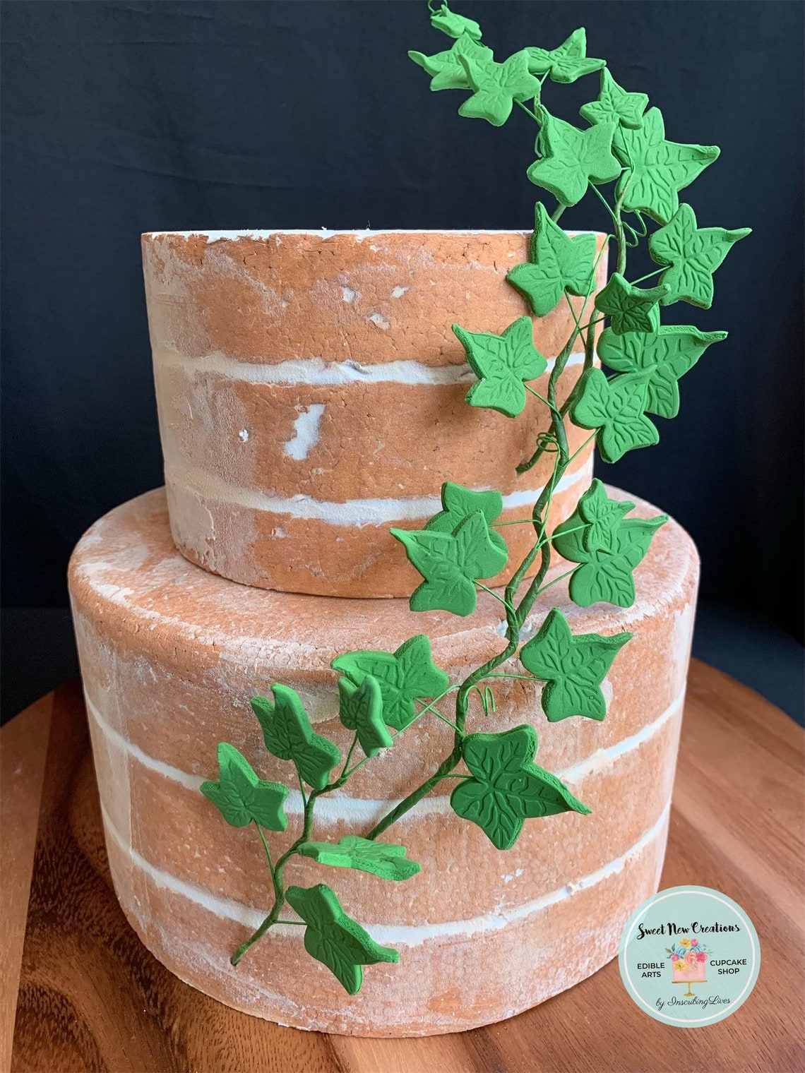 Rustic Naked Ivy Vine Cake Decorations Wedding Baby Shower - Etsy