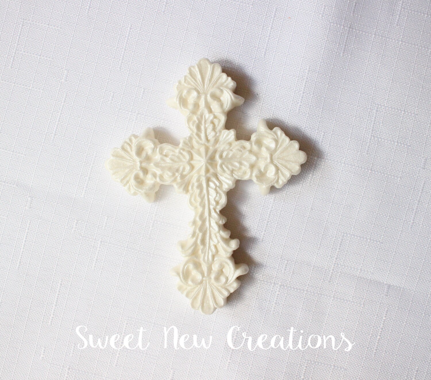 Fondant Cross Cake Topper/ Baptism Cake Toppers Edible Fondant - Etsy
