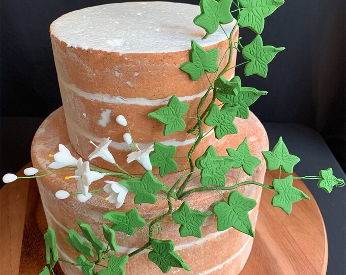 Rustic Naked Ivy Vine Cake Decorations Wedding, Baby Shower Edible ...