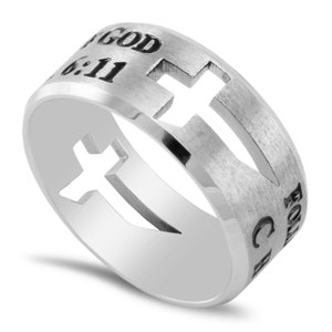Dual Cross Band man of God - Etsy