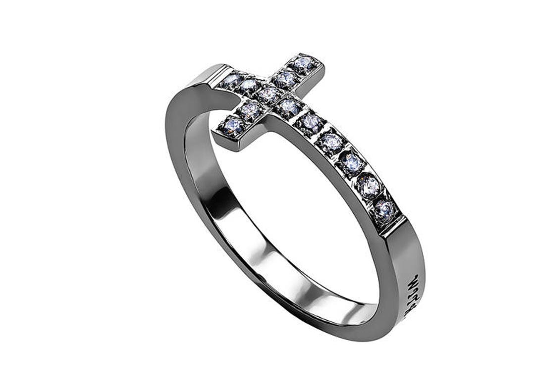 One Way Cross Ring possible - Etsy