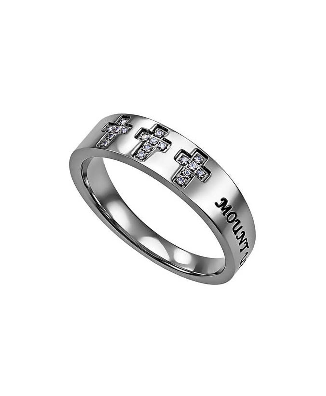 Tri-cross Ring Eagles Wings - Etsy