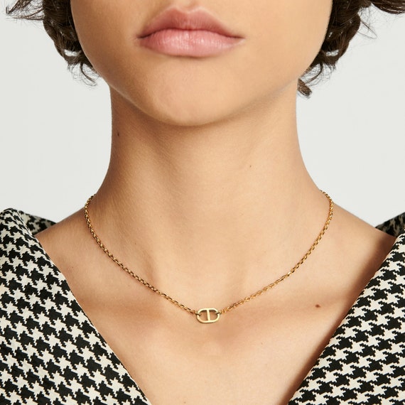 Gold cd necklace store