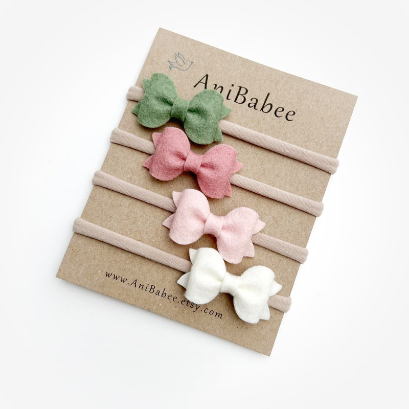 Baby Hair Bow Soft Clips - Etsy