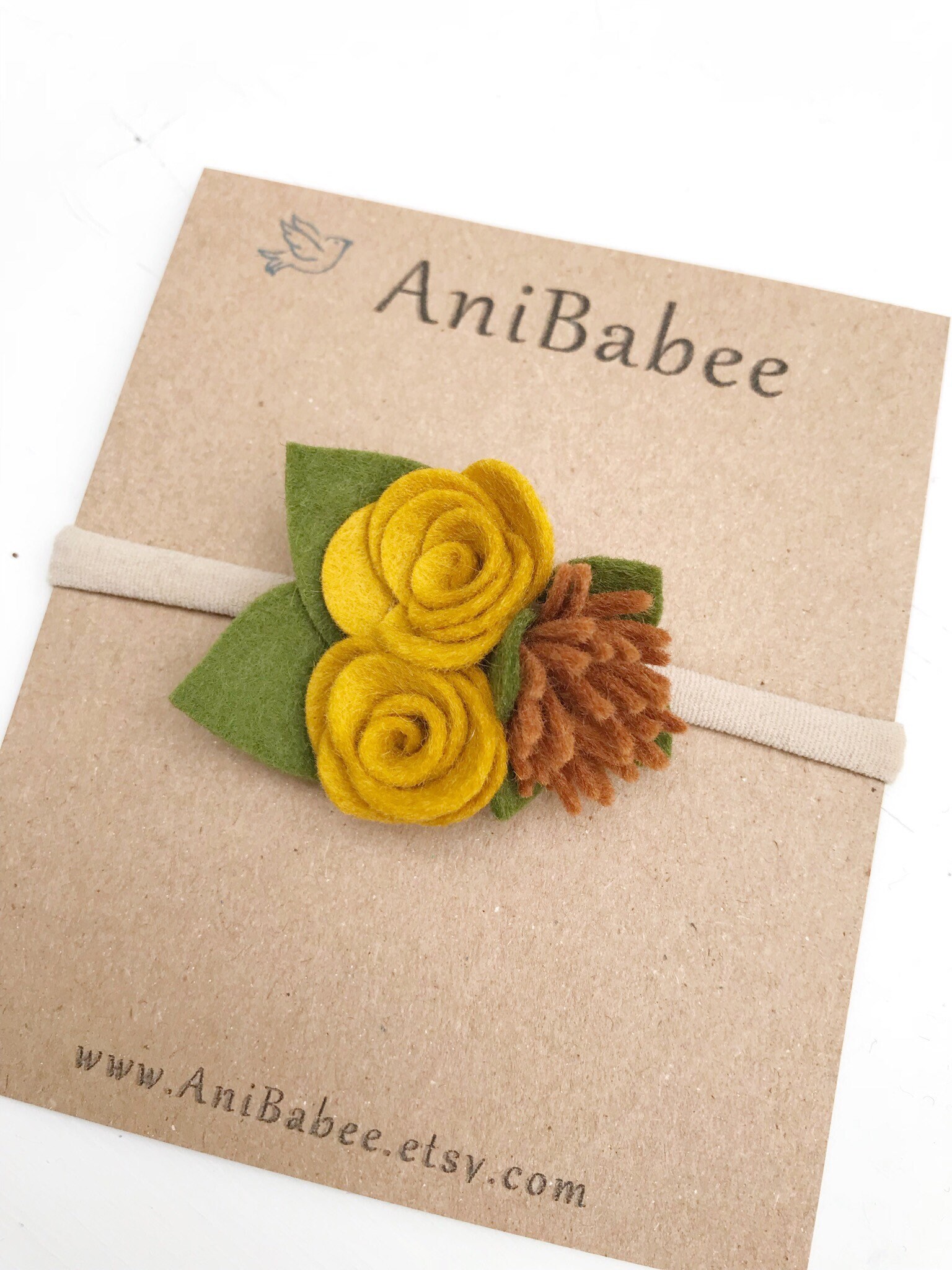 Baby Girl Headband Fall Headband Baby Headband Felt Flower | Etsy