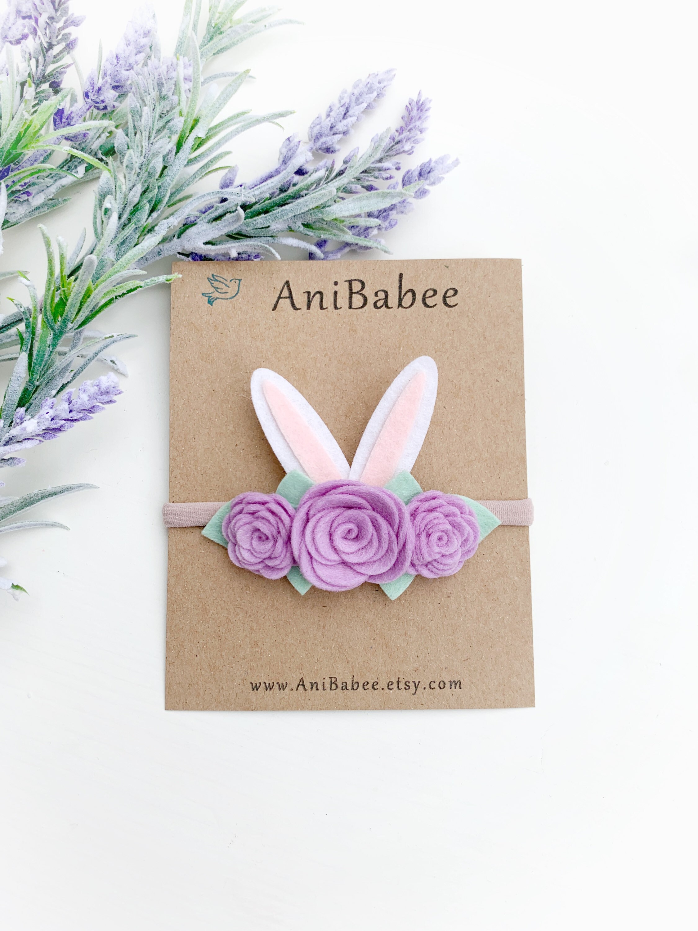 Easter Headband Easter Hair Bows Easter Bunny Headband | Etsy