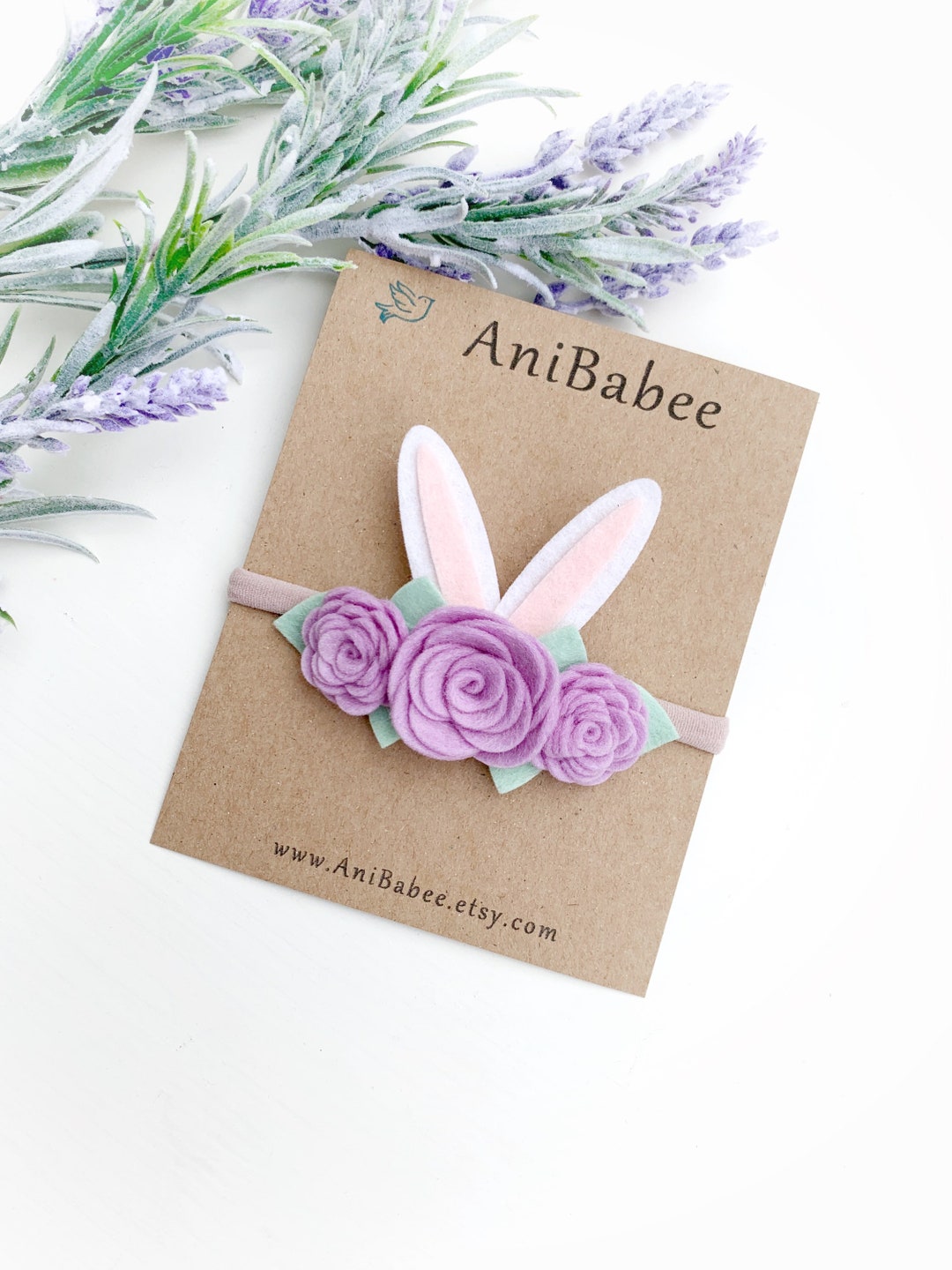 Easter Headband, Easter Hair Bows, Easter Bunny Headband, Bunny Ears ...