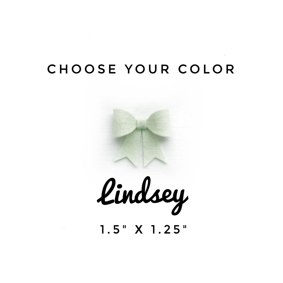 Lindsey Bow, Baby Bow Headband, Baby Headband, Felt Hair Bows, Baby ...