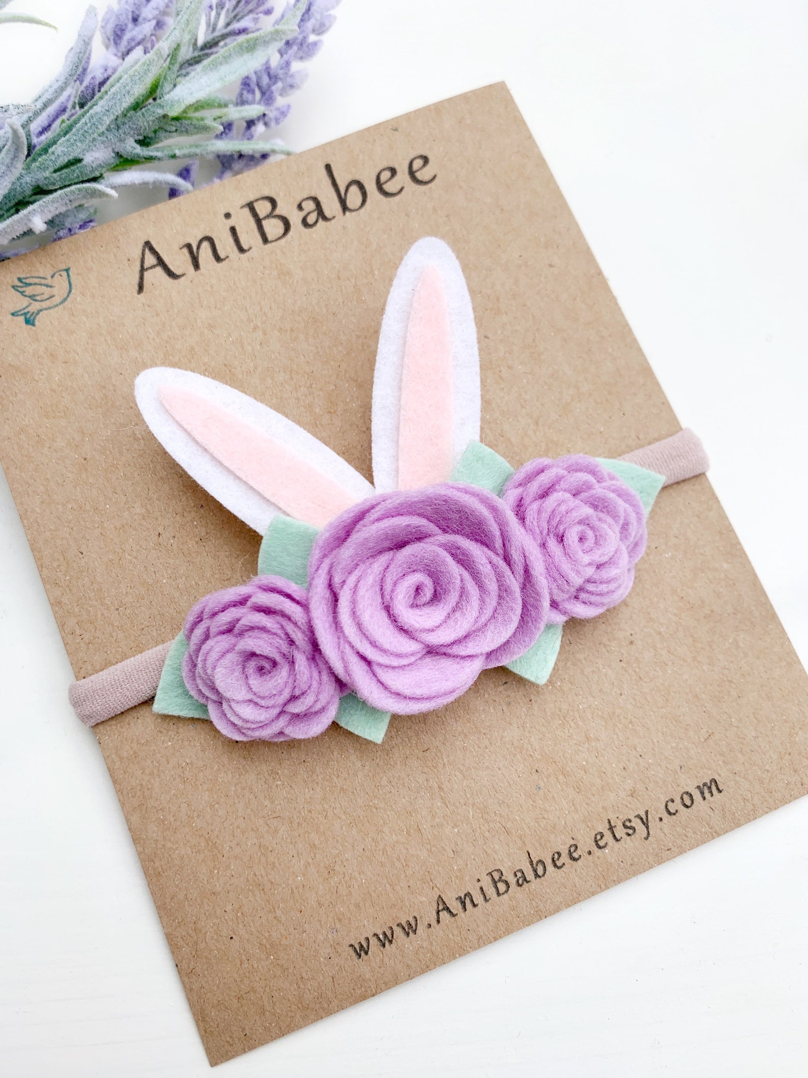 Easter Headband Easter Hair Bows Easter Bunny Headband | Etsy