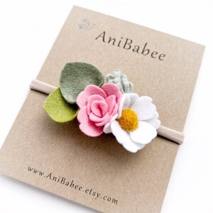 Spring Flower Headband, Easter Baby Flower Headband, Easter Outfit for ...