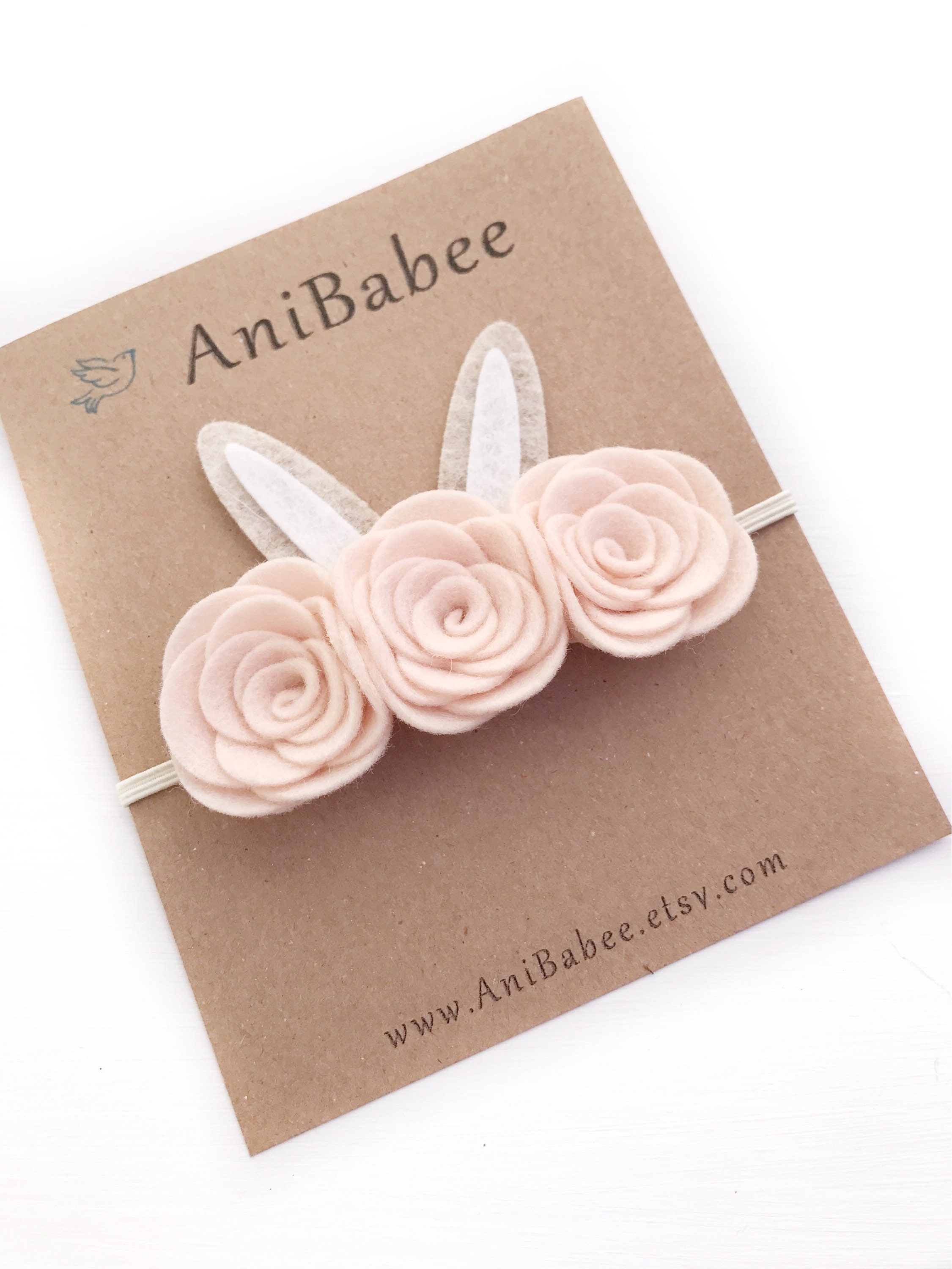 Easter Headband Easter Hair Bows Easter Bunny Headband | Etsy