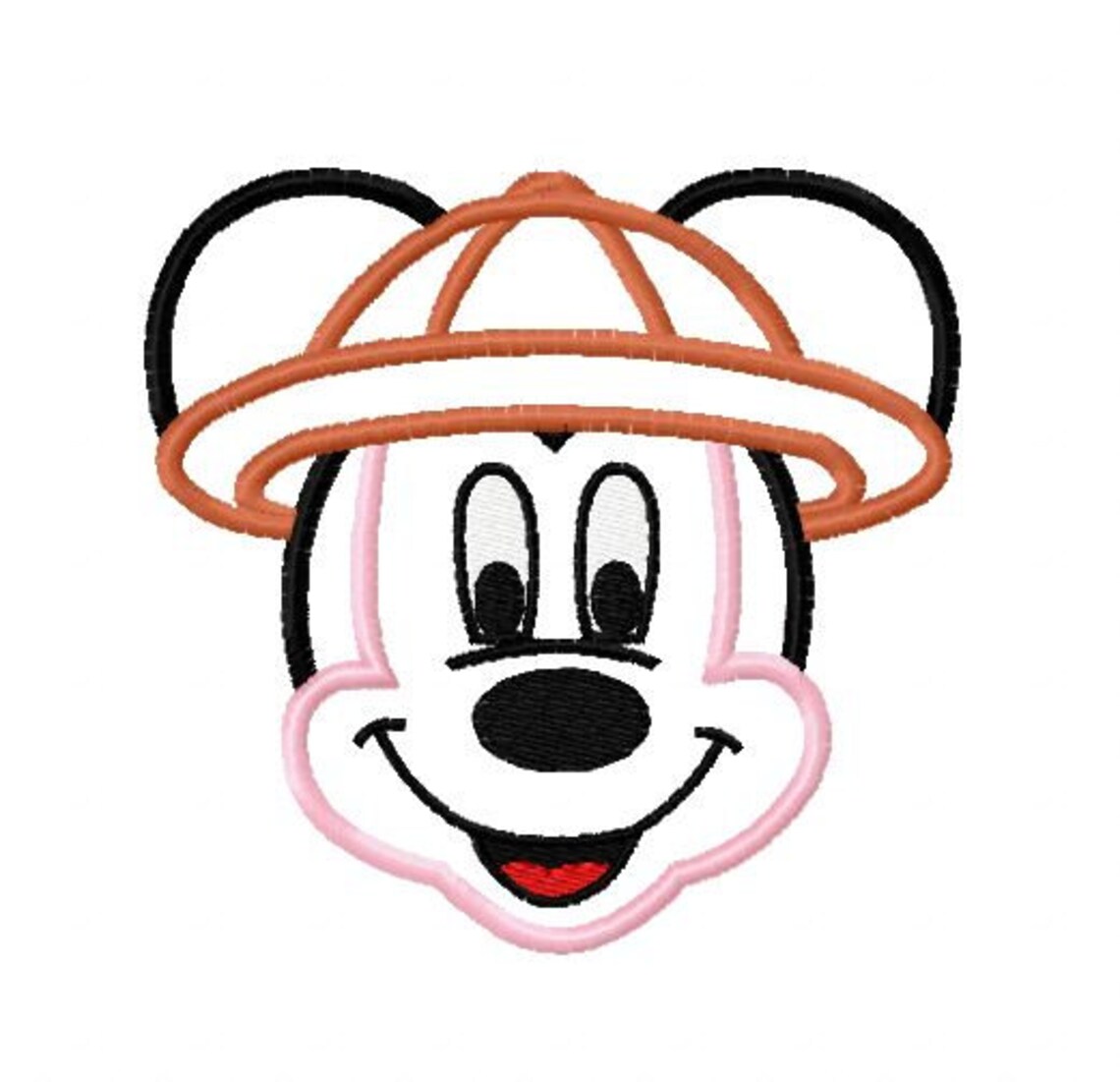 Character Inspired Mister Mouse Full Face Safari Hat Embroidery ...