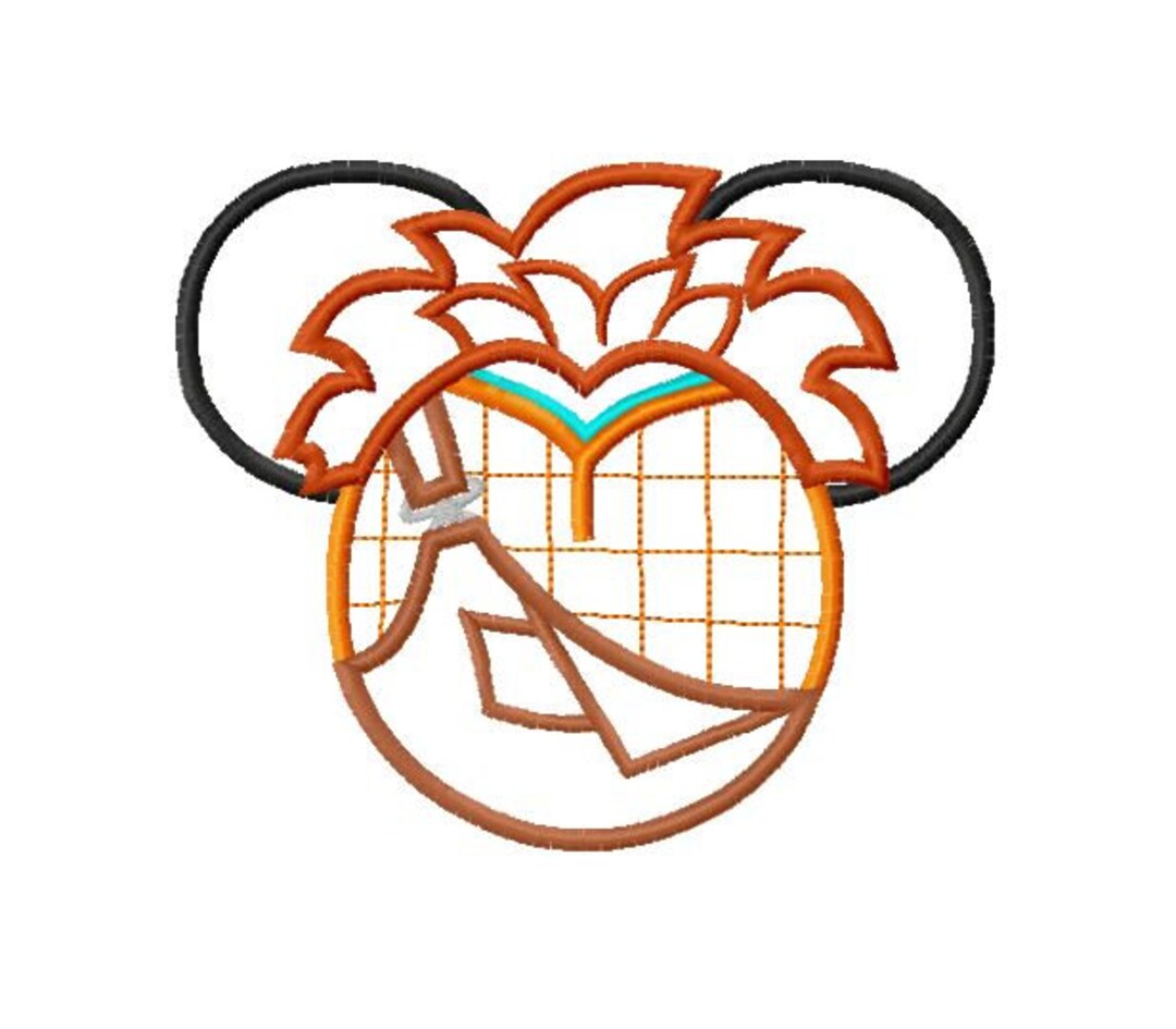 Character Inspired Mouse Ralph Embroidery Applique Design Instant ...