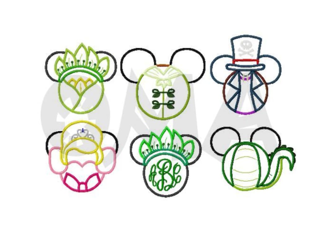 DISCOUNT SET of 6 Character Mouse Inspired Frog Bayou Princess ...