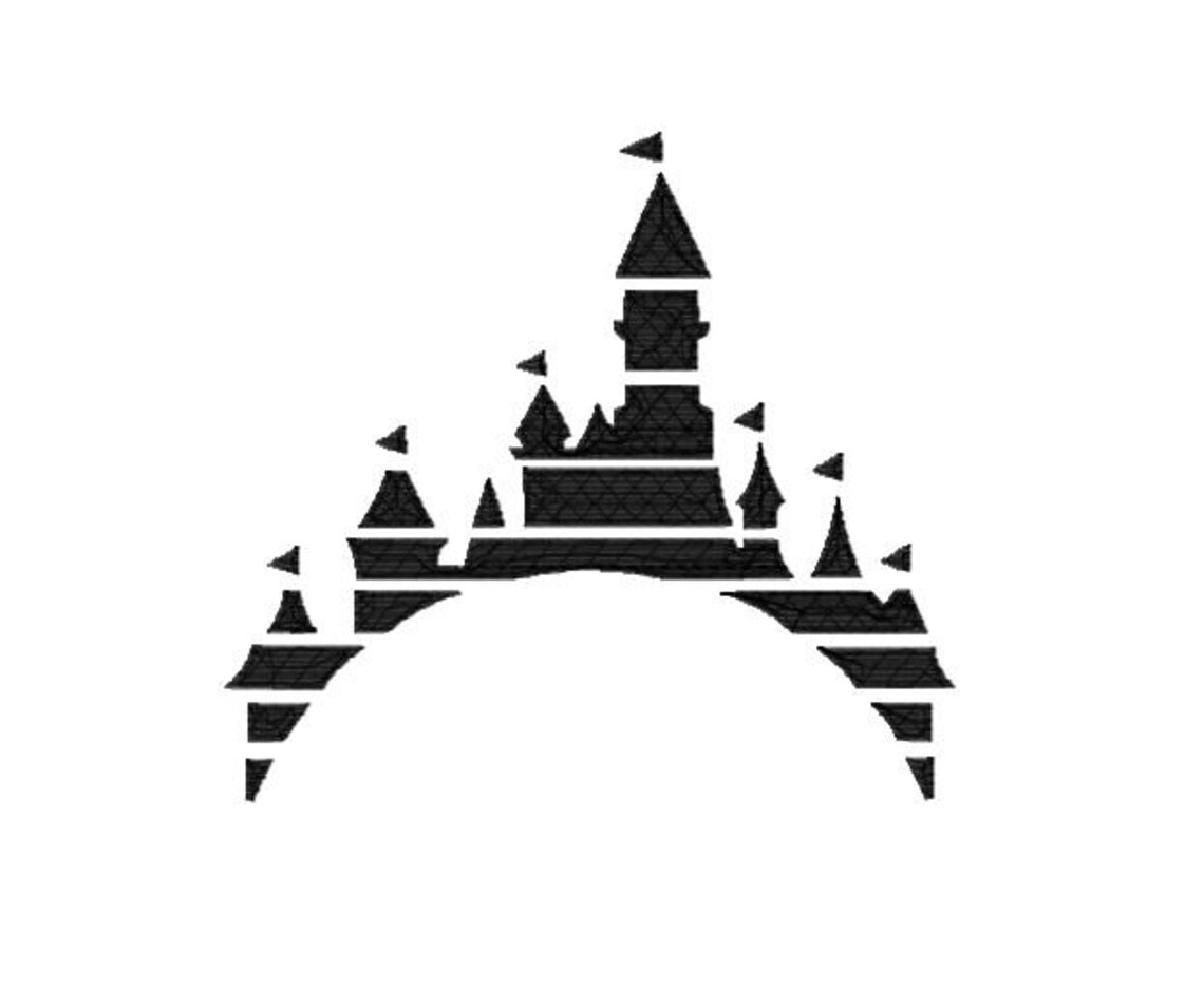 Character Castle for Monogram Initials Mister Mouse Embroidery - Etsy
