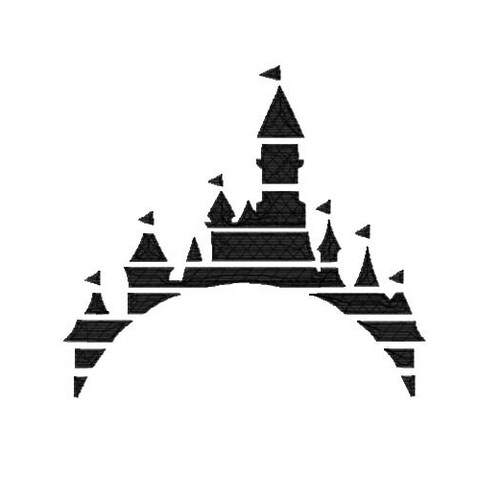 Character Castle for Monogram Initials Mister Mouse Embroidery - Etsy