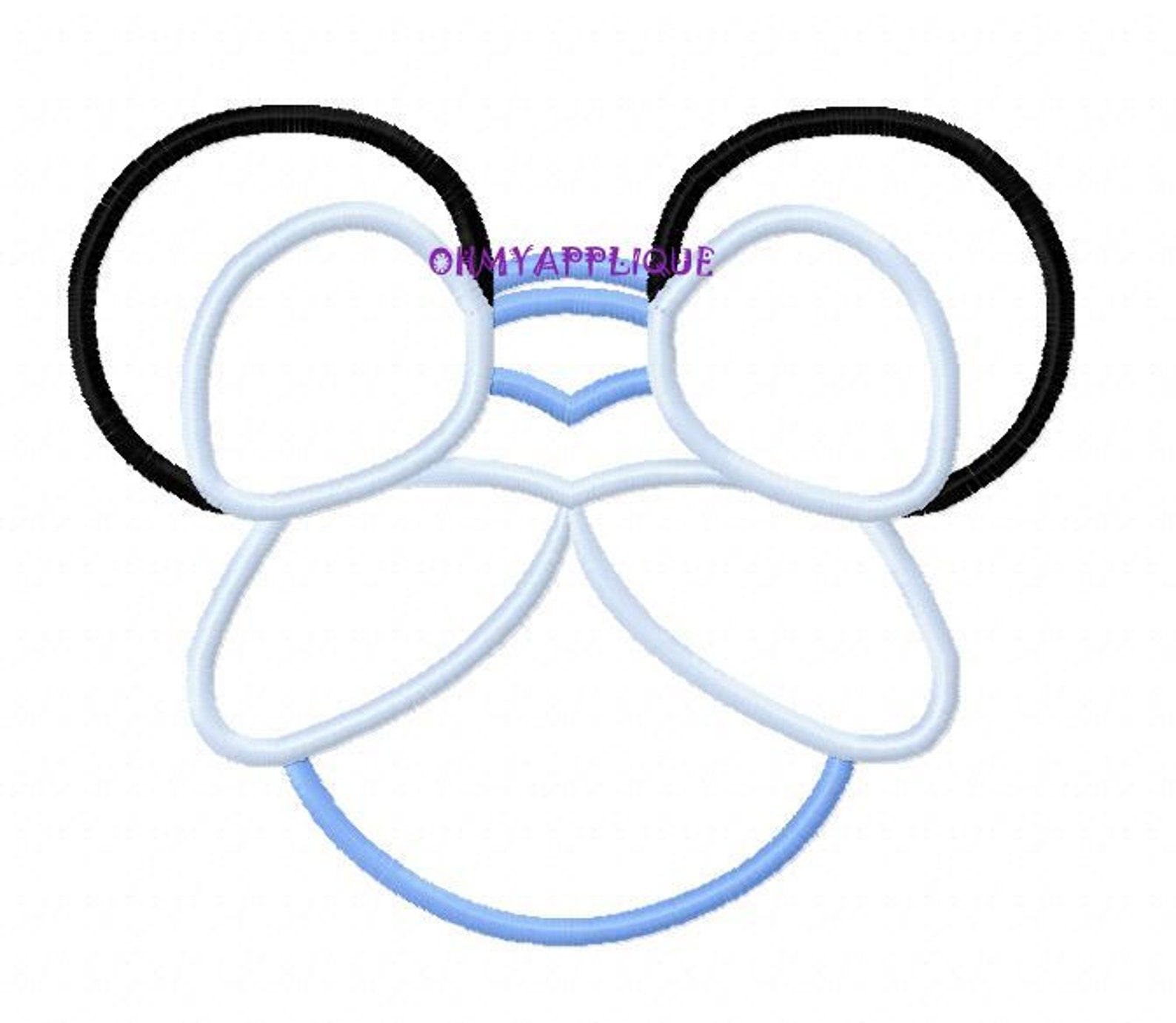 Character Inspired Princess Cindy Rella Embroidery Applique - Etsy