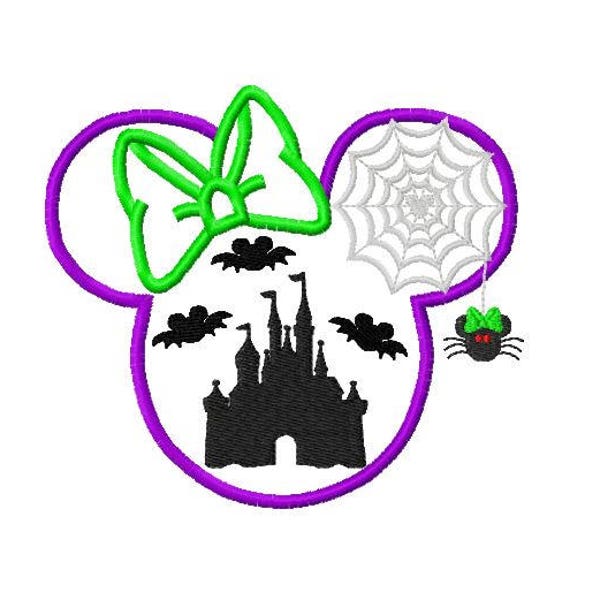 Mouse Castle Applique Design - Etsy