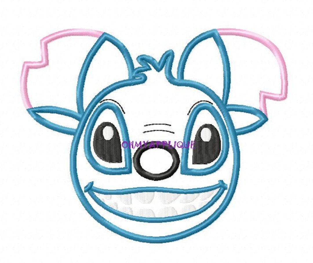 Character Inspired Mouse Stitch Embroidery Applique Design - Etsy