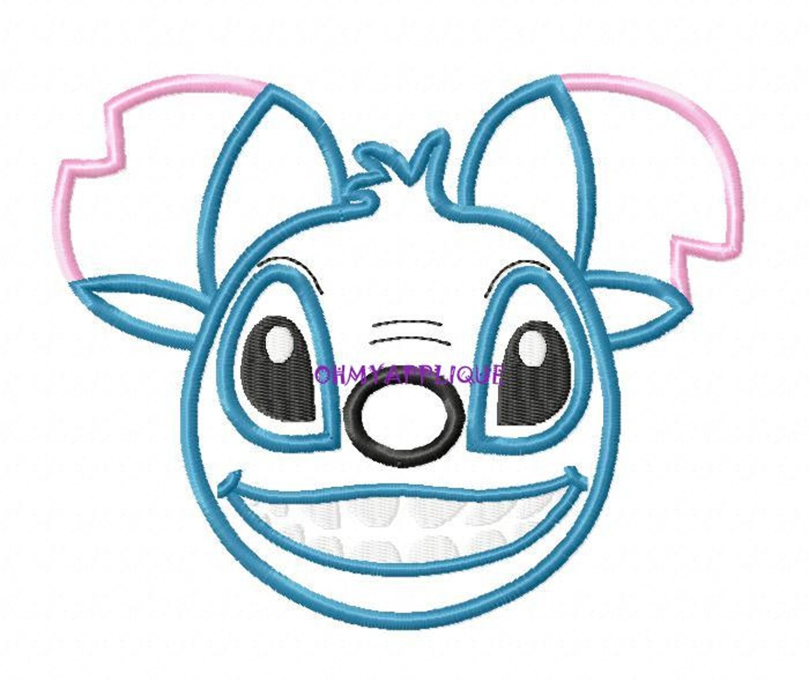 Character Inspired Mouse Stitch Embroidery Applique Design - Etsy