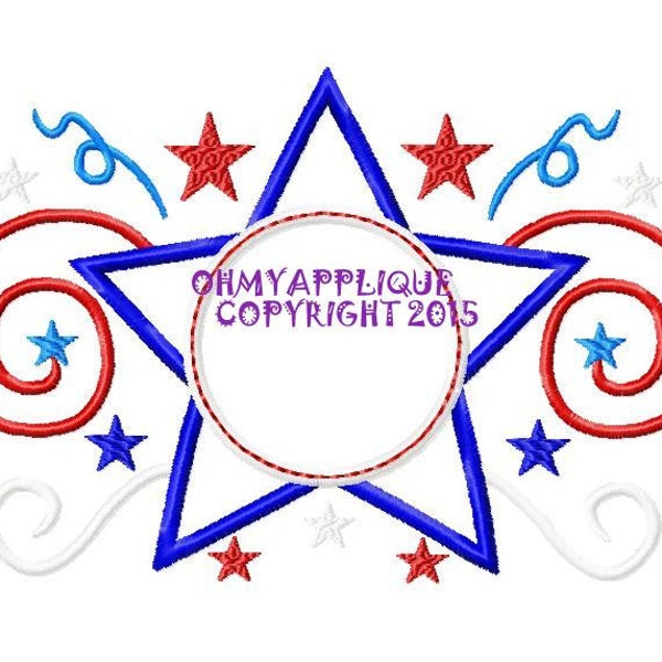 Star Embroidery - Etsy